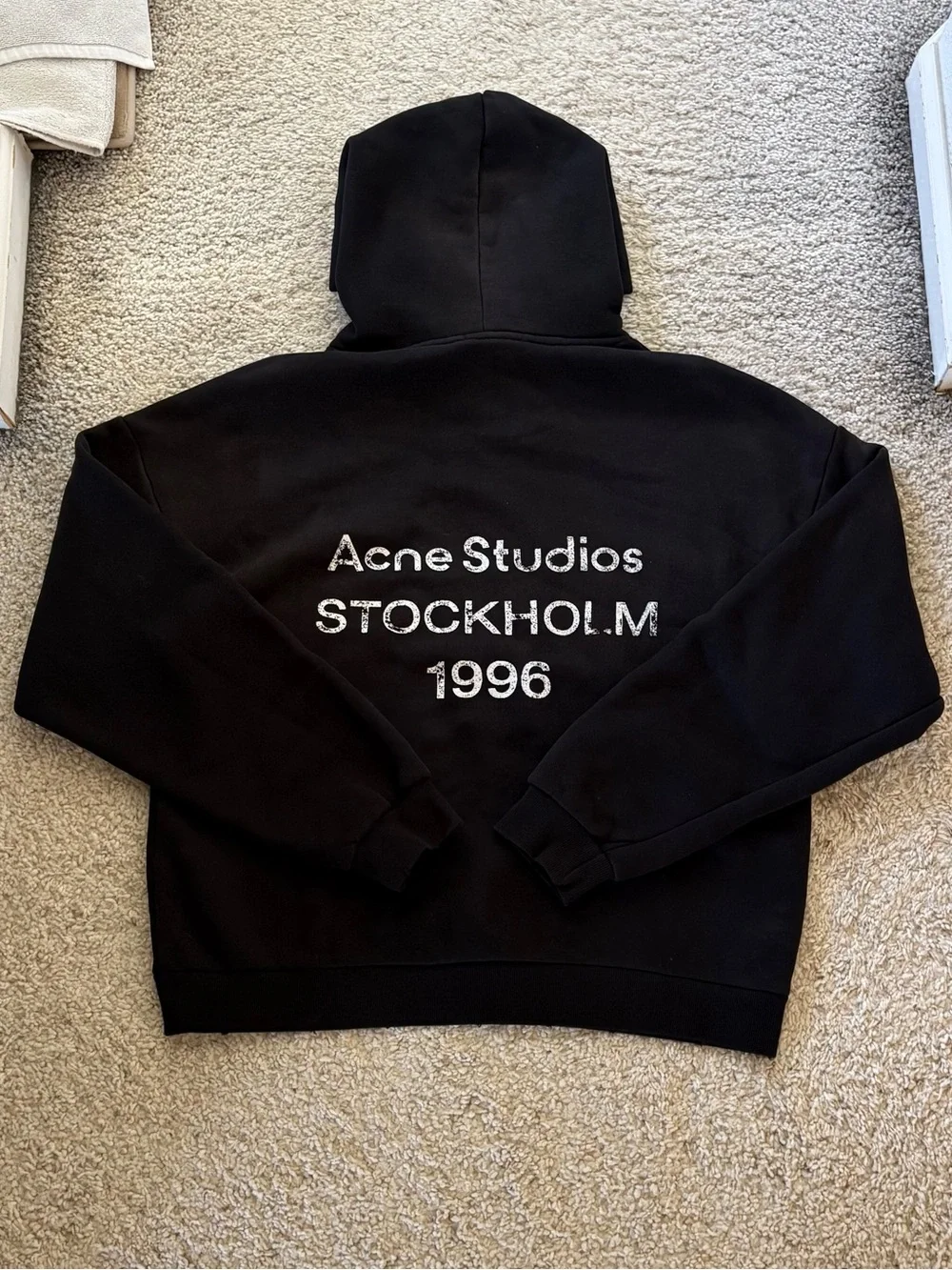 Acne Studios | Shirts | Acne Studios Stockholm 996 Logo Hoodie | Poshmark
